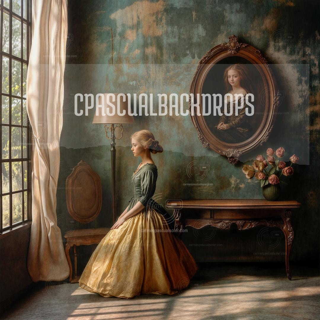 Vintage Baroque Digital Backdrop | Fine Art Photography Background ...