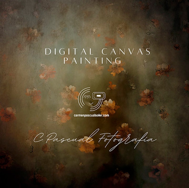 Blooms in Digital Brushstrokes: Fine Art Floral Background - Etsy