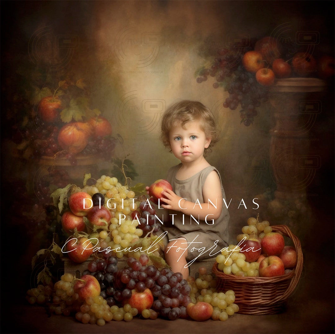 Beautiful Summer Digital Backdrop, Fruit for Composite Photography ...