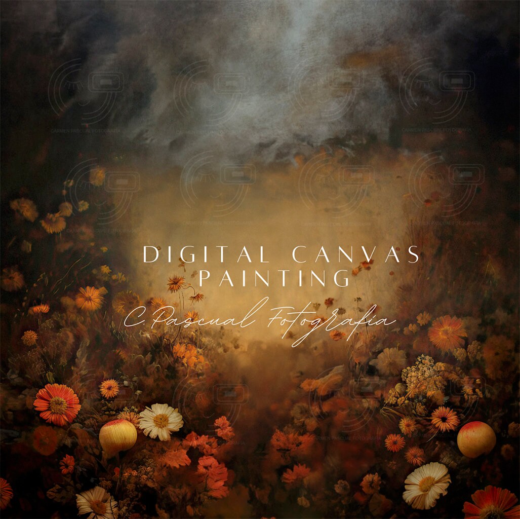Old Masters Flower Digital Background for Composite Photography ...