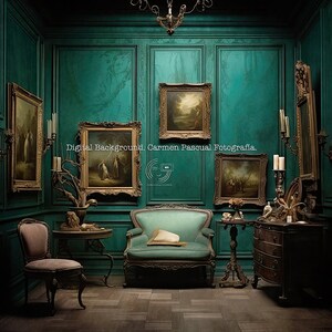 5 Old Masters Set Backdrops, Digitally Painted Backgrounds - Etsy