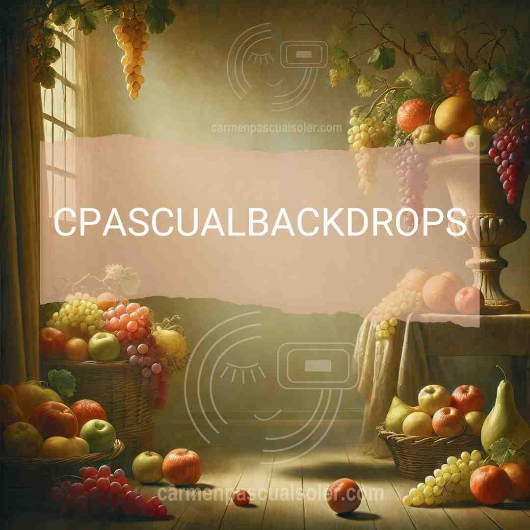 Baroque Fruit Digital Backdrop for Maternity and Studio Photography ...