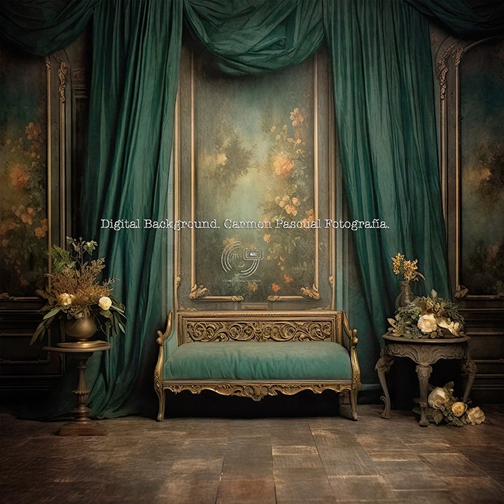 5 Old Masters Set Backdrops, Digitally Painted Backgrounds - Etsy