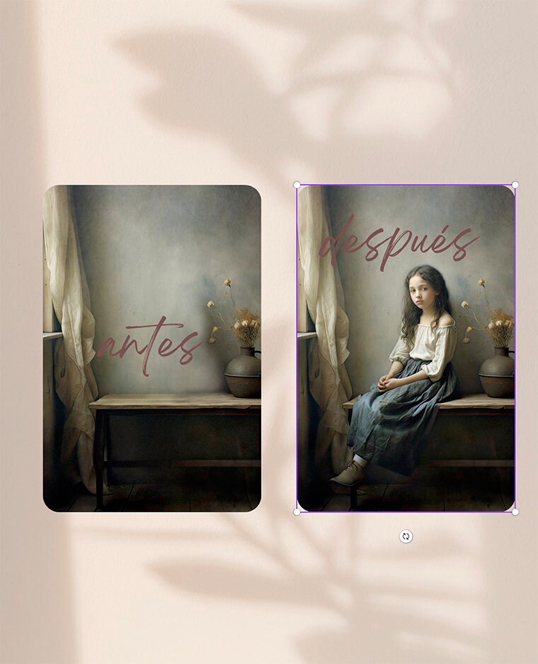 Digital Background of Room With Window With Curtain, Table and Vase ...