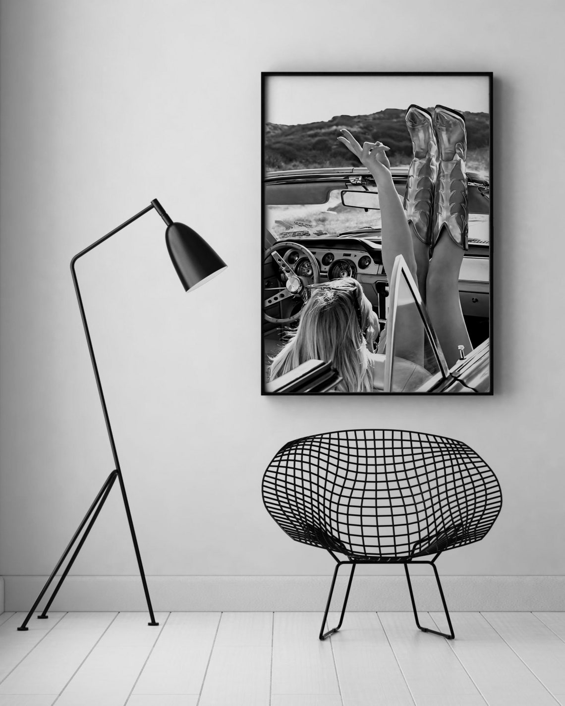 Cowboy Like Me Poster, Black and White, Luxury Fashion Wall Art ...