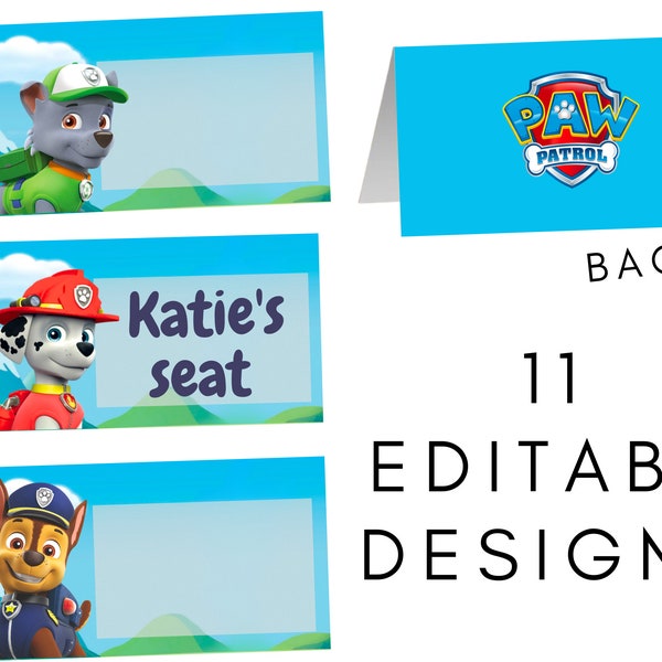 Paw Patrol Birthday Sign Svg - Etsy