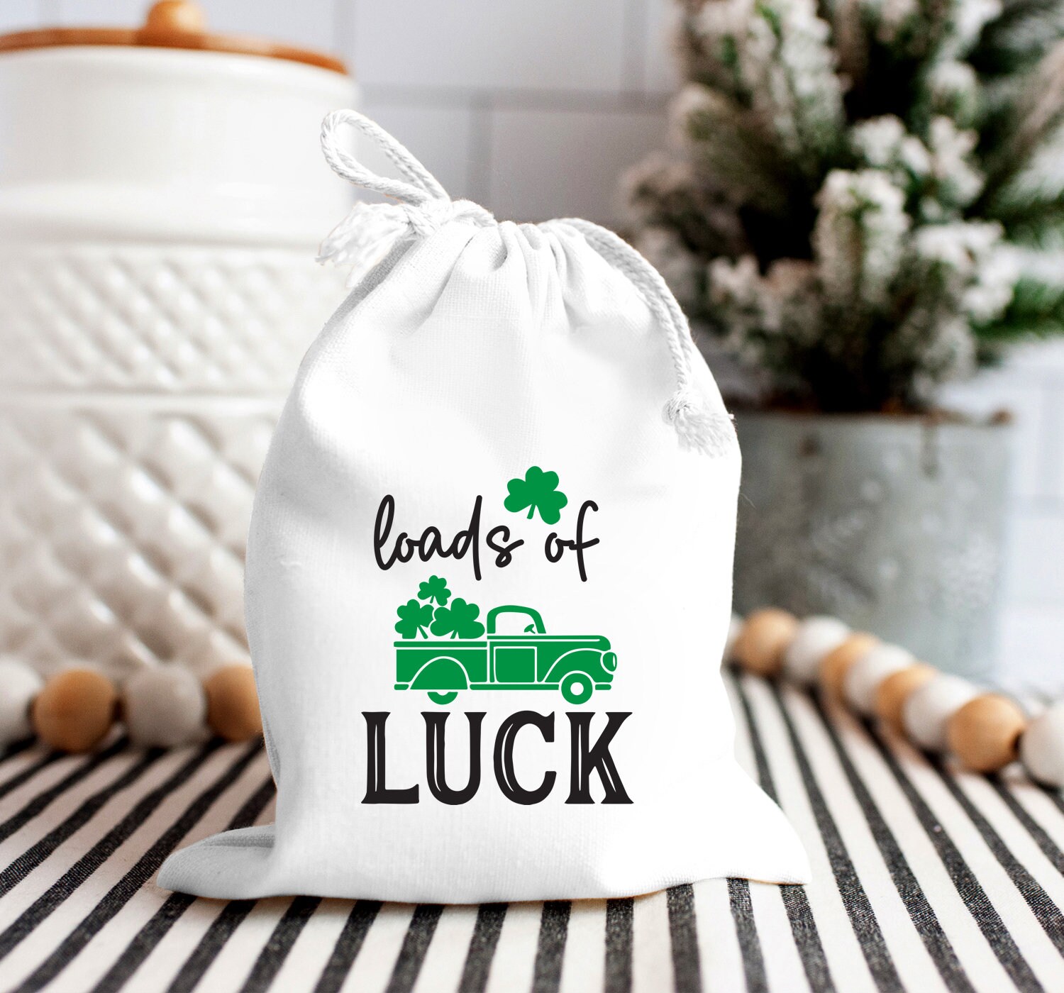 Loads of Luck Favor Bag-let's Get Shamrocked Bags- Lucky Day Gift Bags ...