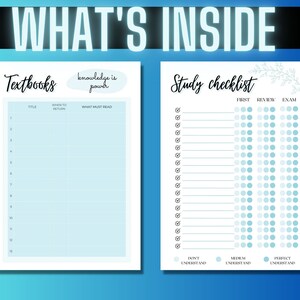 Printable Student Digital Planner Academic Planner Printable - Etsy
