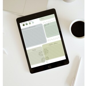 Printable Meeting Note Template- Great for Teachers and Professionals ...