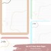 Simple and Easy Note Sheets Digital Download Printable & Editable ...