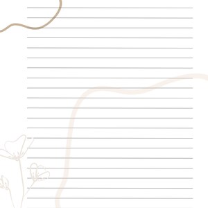 Simple and Easy Note Sheets- Digital Download- Printable & Editable ...