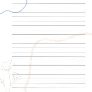 Simple and Easy Note Sheets- Digital Download- Printable & Editable ...