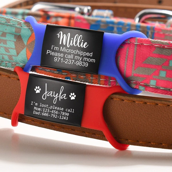 Silicone No Noise Dog Tag - Etsy