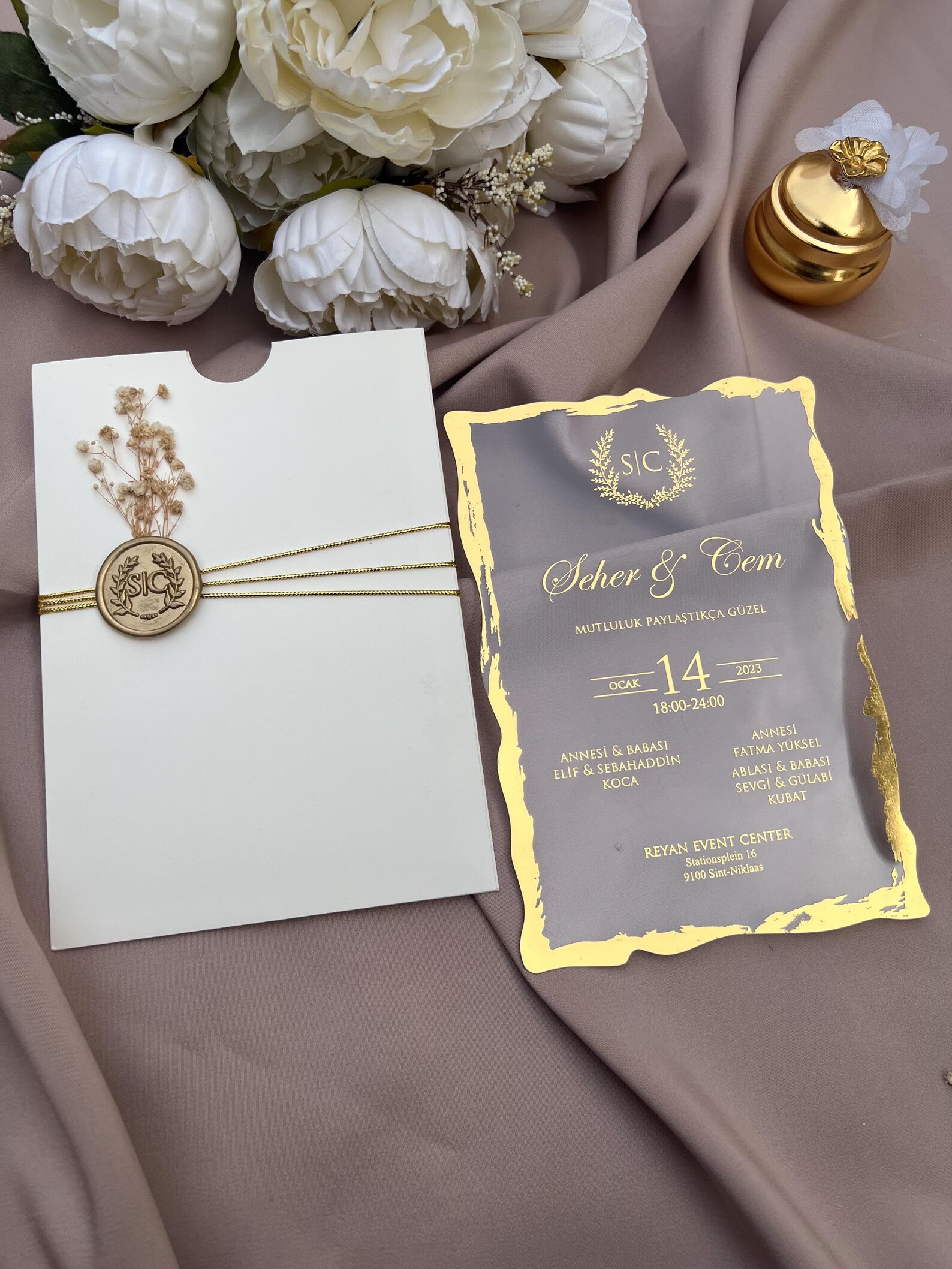 Acrylic Wedding Invitation, Acrylic Invitations, Clear Acrylic ...