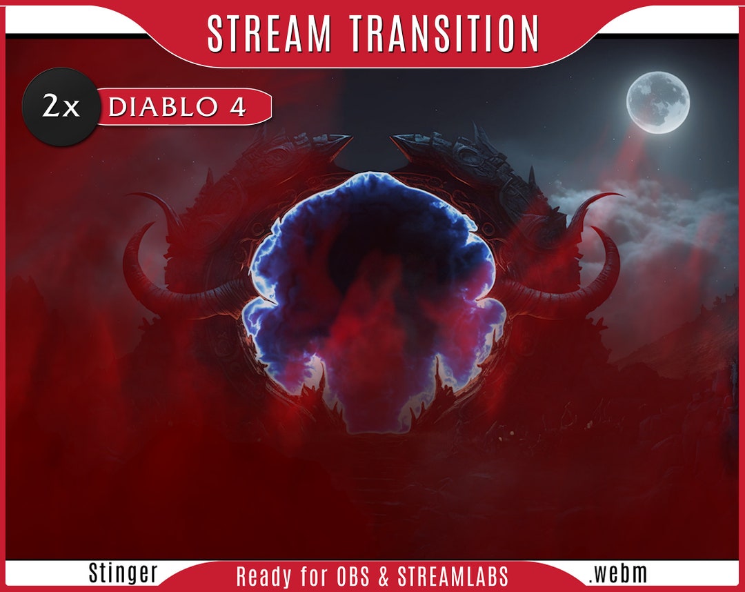 Stinger Transition - Diablo RED Blood - Spooky Stream Transition ...