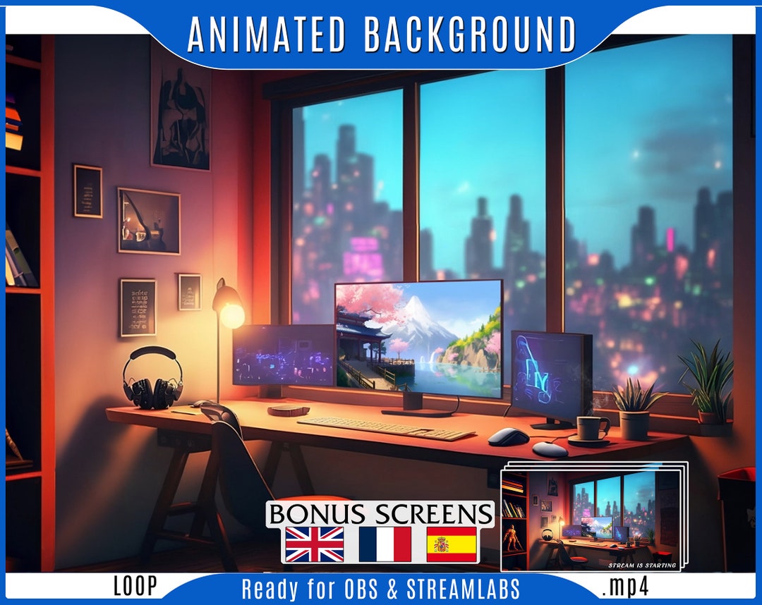 Gaming Room Starting Soon Screen - Stream Twitch Overlay - Etsy