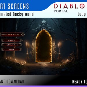 Diablo IV Starting Soon Screen for Twitch - Animated Overlay - Etsy