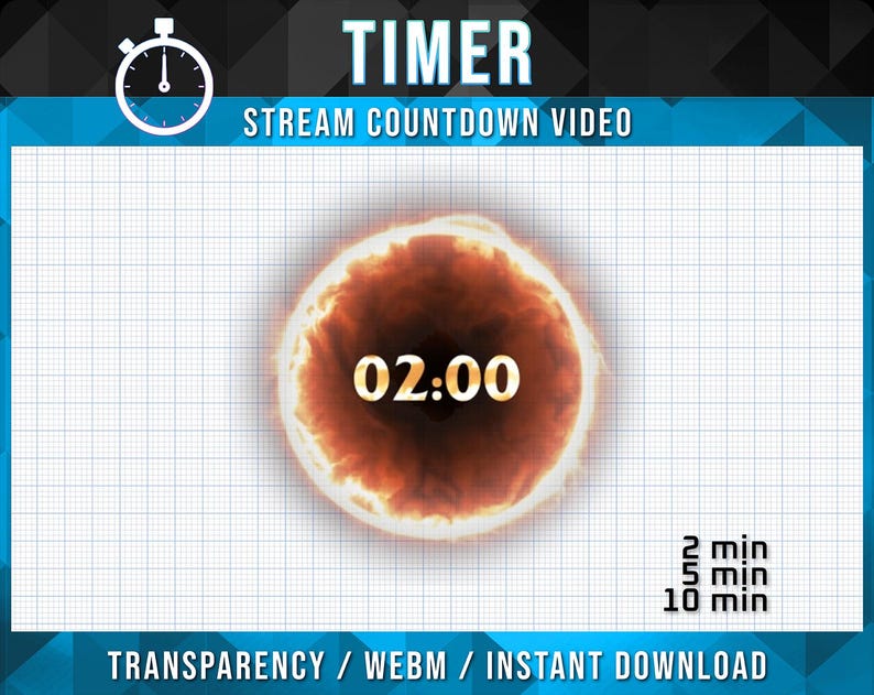 Diablo Countdown Timer Overlay | Fire Starting Screen for Twitch, OBS ...