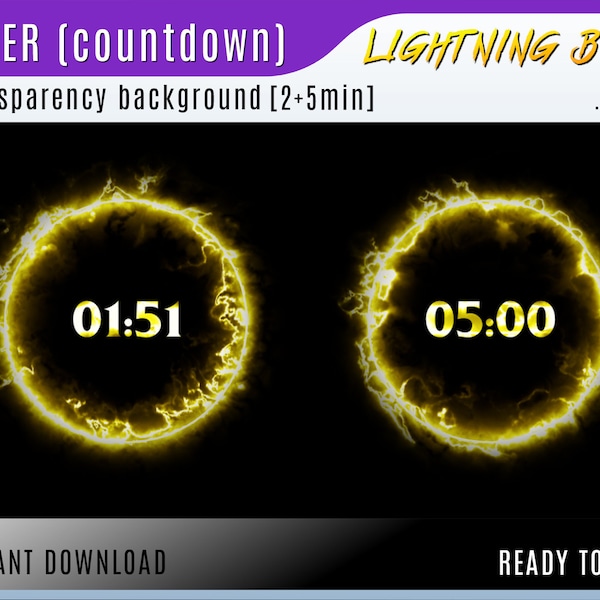 Streamlabs Timer Overlay - Etsy