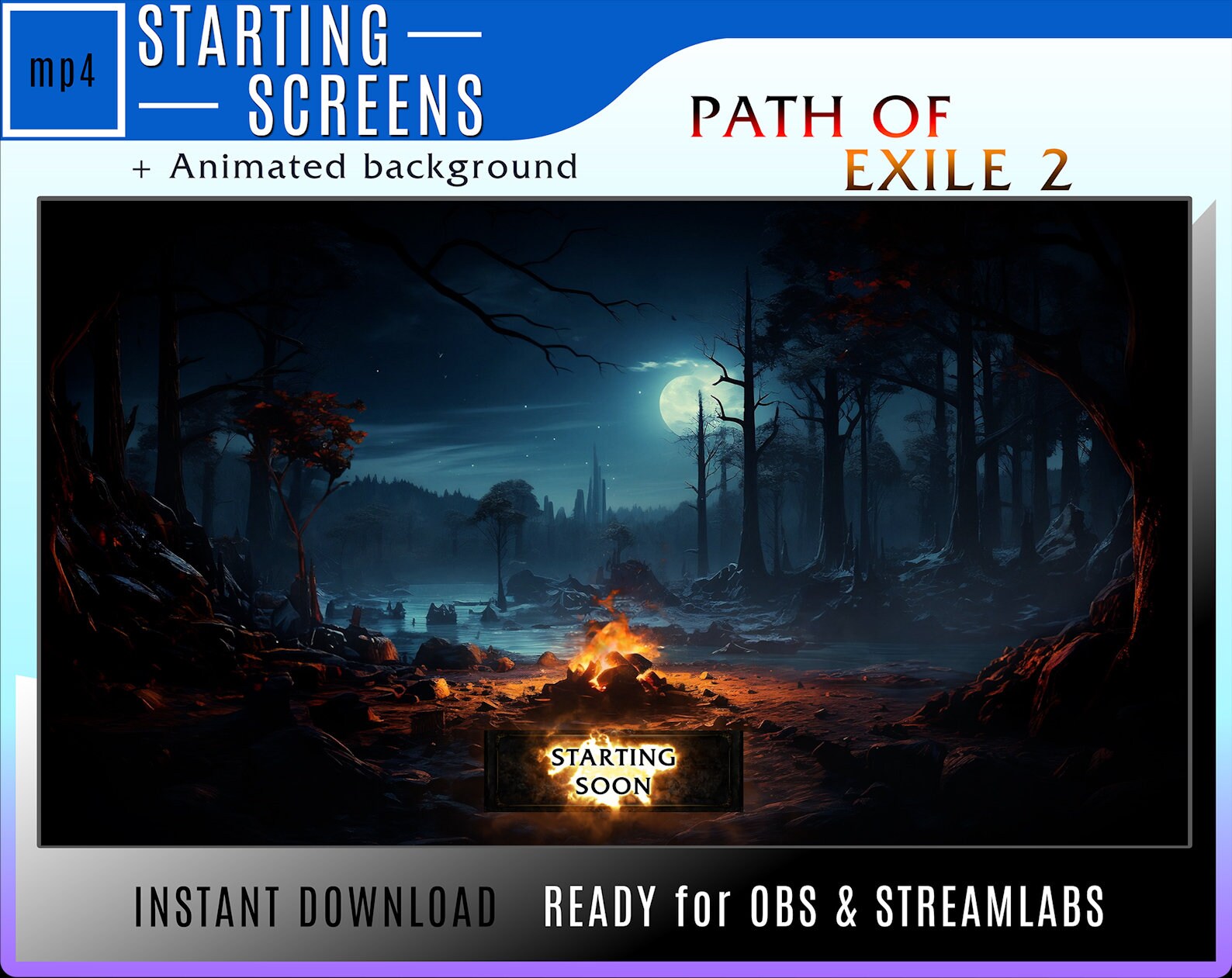 Path of Exile 2 Starting Soon Screen Twitch Animated Overlay - Etsy ...