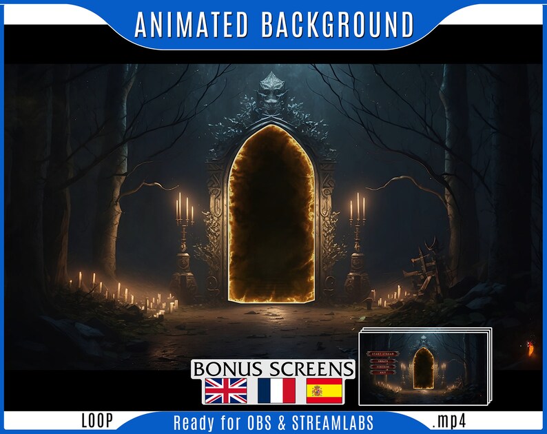 Diablo IV Starting Soon Screen for Twitch - Animated Overlay - Etsy