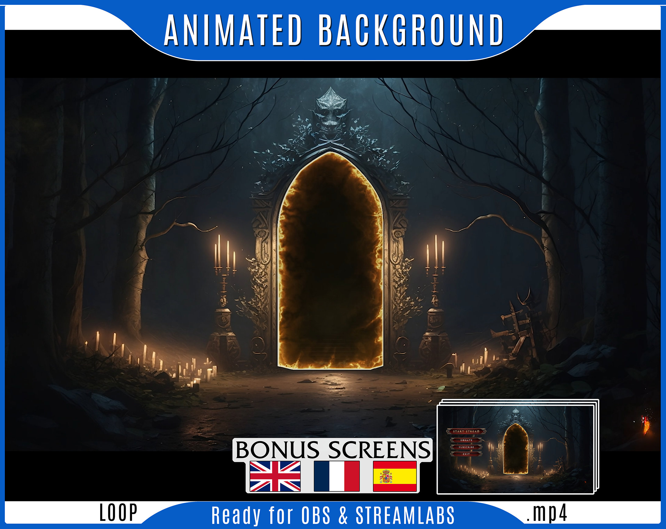 Diablo IV Starting Soon Screen for Twitch - Animated Overlay - Etsy