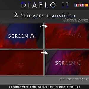 Full Stream Pack : Inspired by Diablo 2, Stream Overlays Pack, Diablo ...