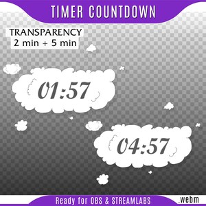 CLOUDS TIMER : Starting Screen Timer, Coutdown Timer for Twitch, Stream ...