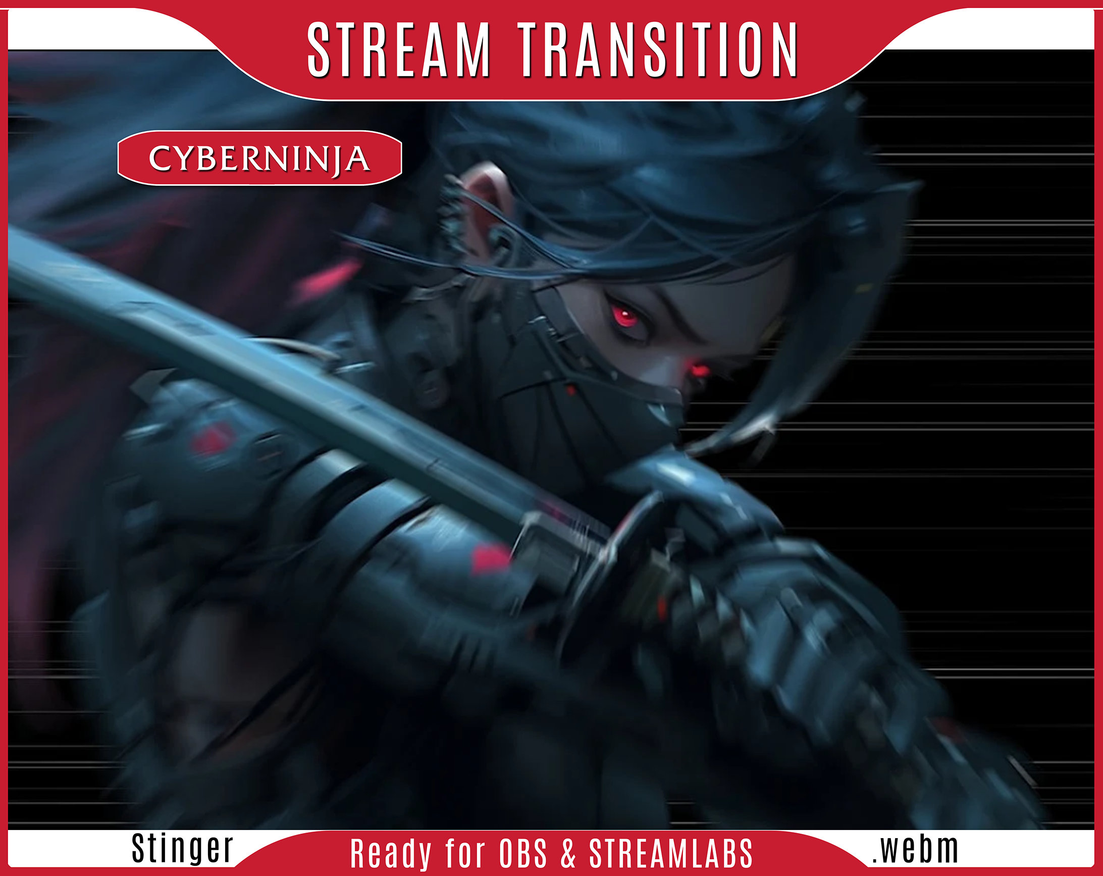 Twitch Cyberpunk Stinger - Ninja Transition - Scene Transition for ...