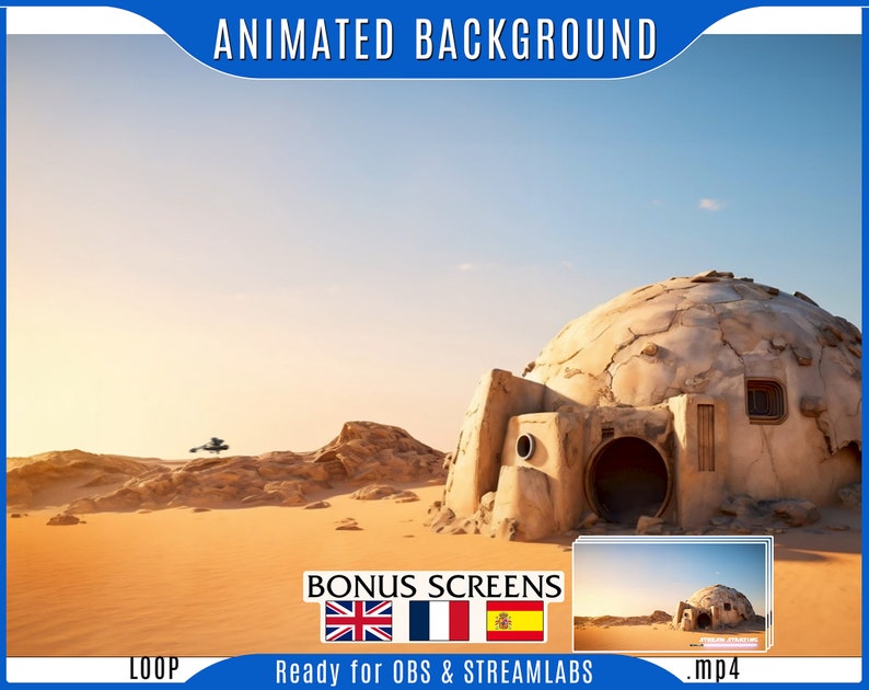 Star Wars Starting Soon Screen, Stream Starting Animated Overlay - Etsy