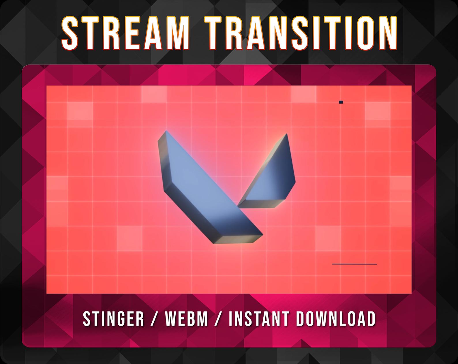 VALORANT Transition, OBS Transition, Stinger Valorant, Twitch Scene ...