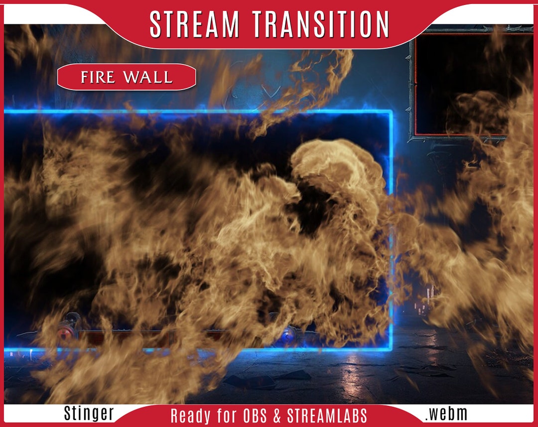 Stinger : FIRE FLAME Transition, OBS Fire Transition, Stinger ...