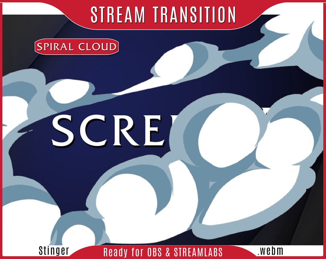 Cloud Transition : Fantasy Stinger Transition, Spiral Cloud, Stinger ...