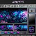 Complete Cyberpunk Stream Package for Twitch, Full Stream Pack, Purple ...