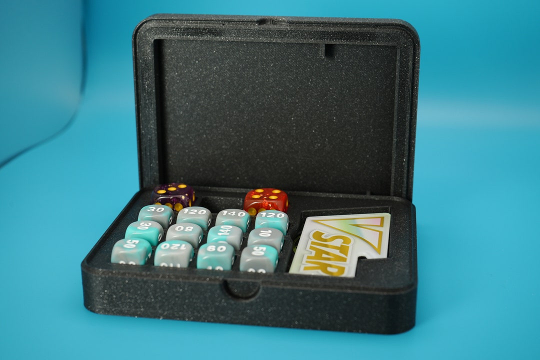 Pokemon TCG Dice Box Single Color - Etsy