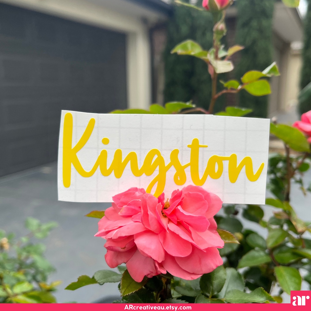 Personalised Decals, Custom Vinyl Stickers, Personalised Name Decals ...