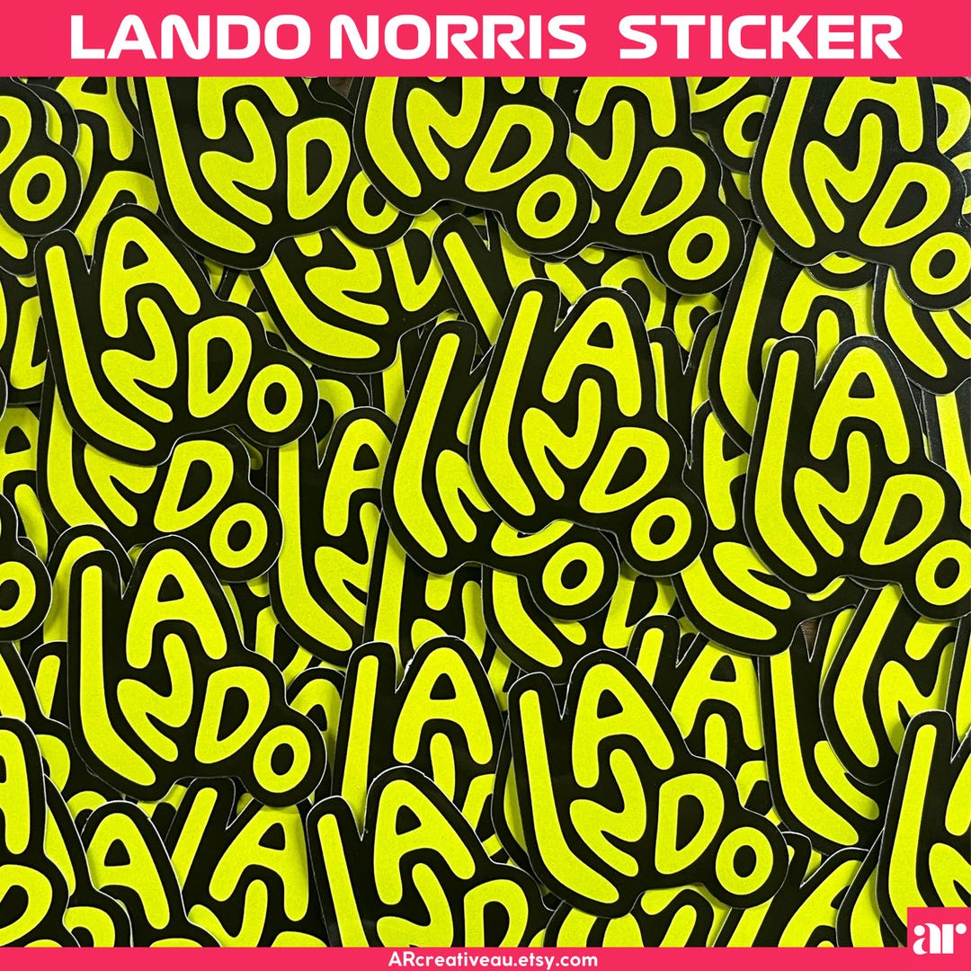 Lando Norris | Formula 1 Stickers | Formula 1 Sticker | F1 Sticker ...
