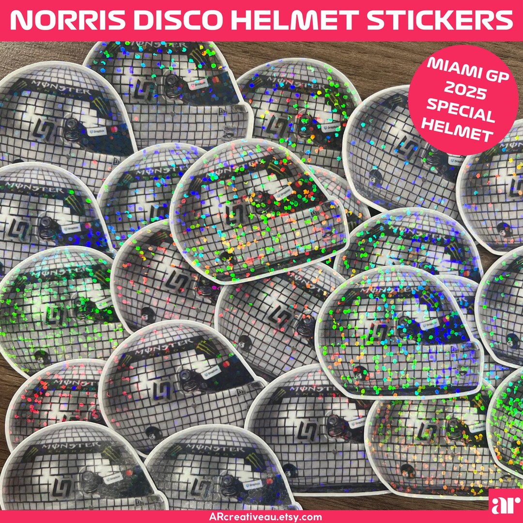 Lando Norris | Formula 1 Helmet Stickers | Formula 1 Sticker | F1 ...