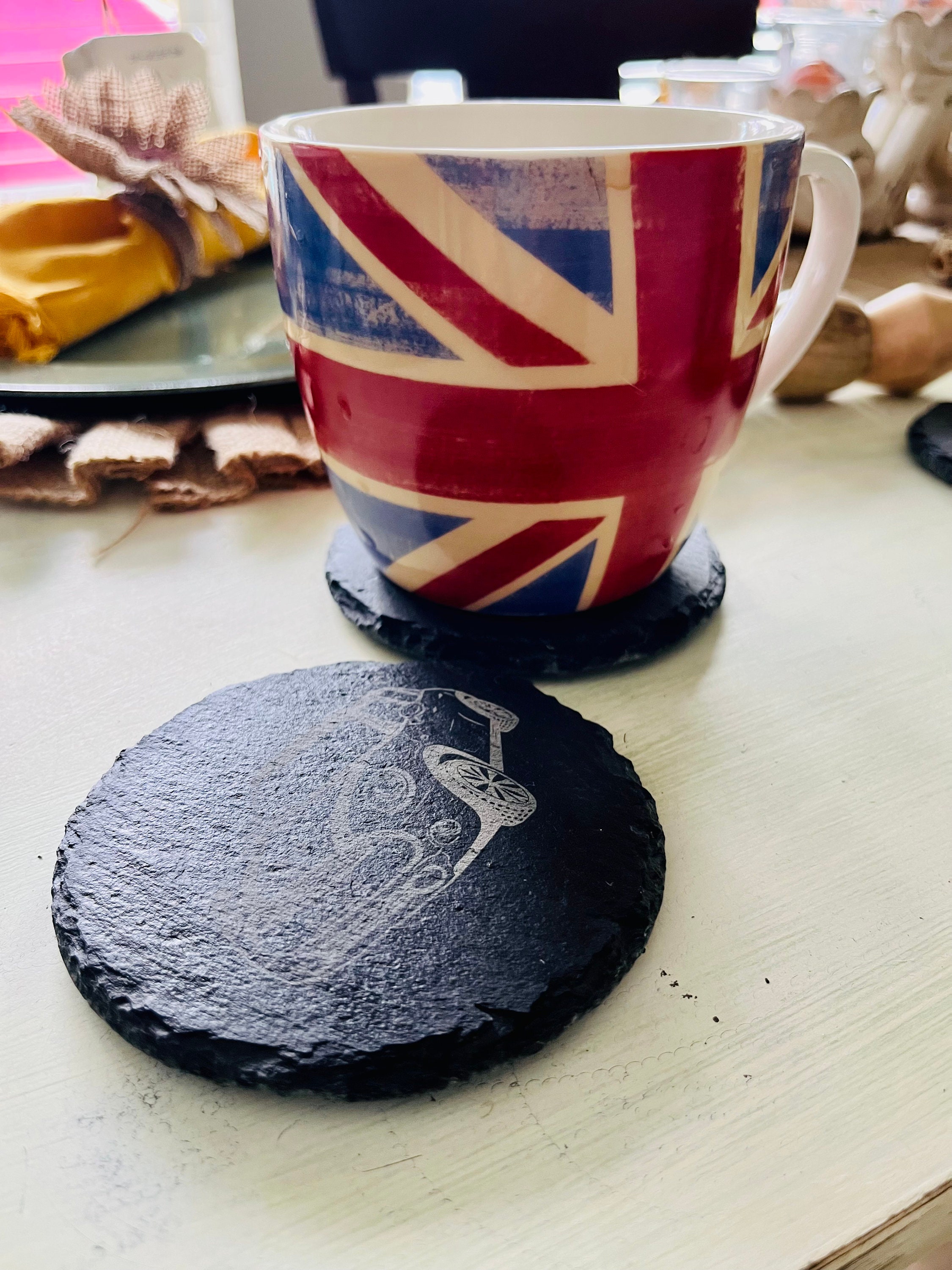 4 Slate Mini Cooper Coasters - Etsy