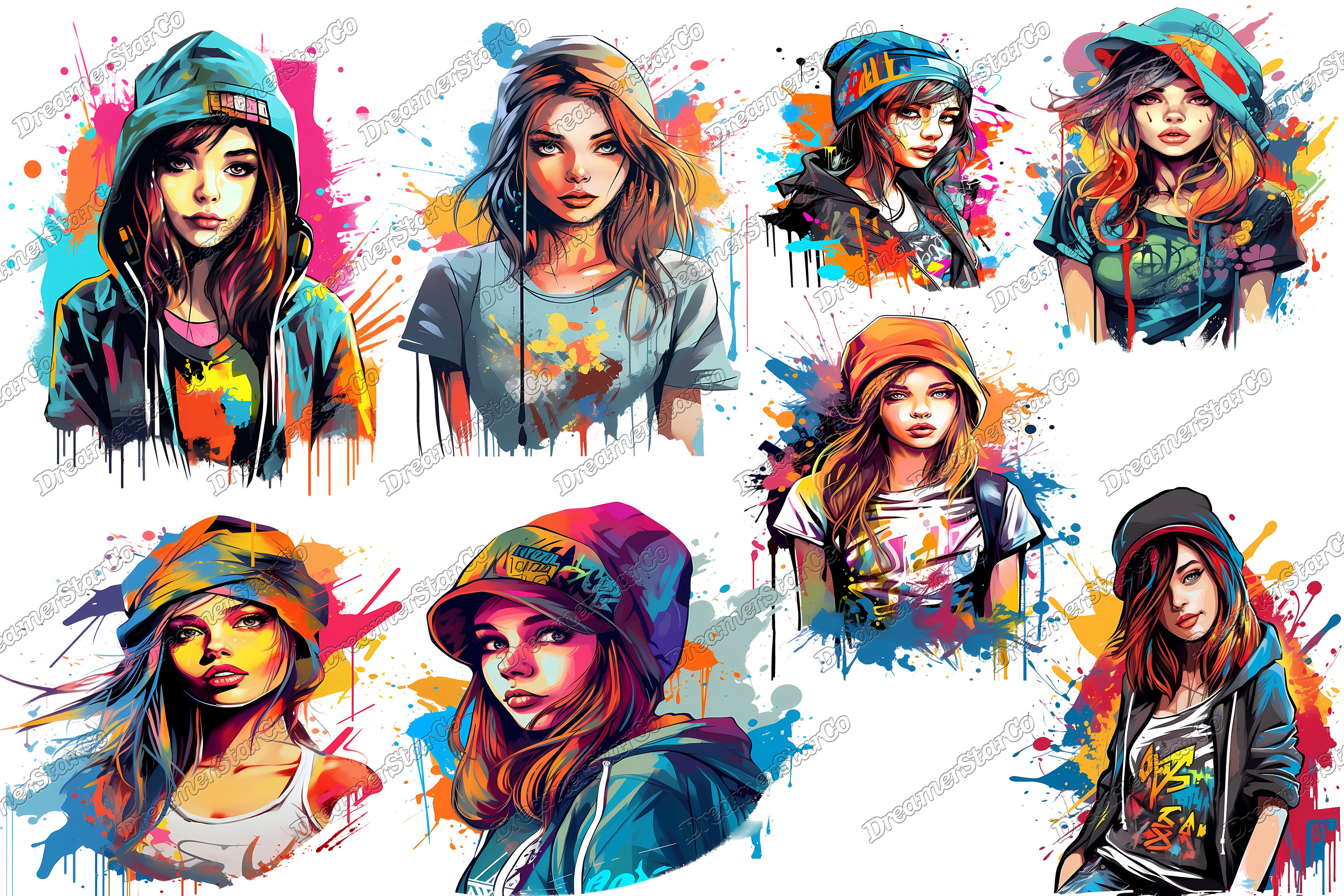 Graffiti Girl, Graffiti Girl Png,teenager Girl,t-shirt Design ,graffiti ...