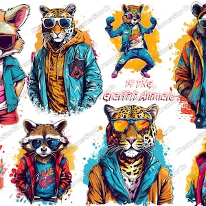 Graffiti Animale Clipart, Graffiti Animale Png,t-shirt Design ,funky ...