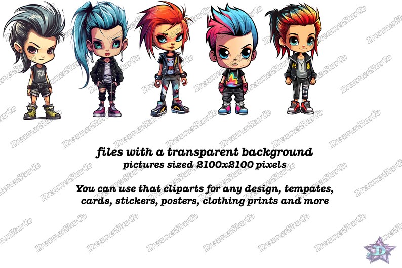 Punk Hair Style Clipart, Punk Hair Style Png,t-shirt Design ,graffiti ...