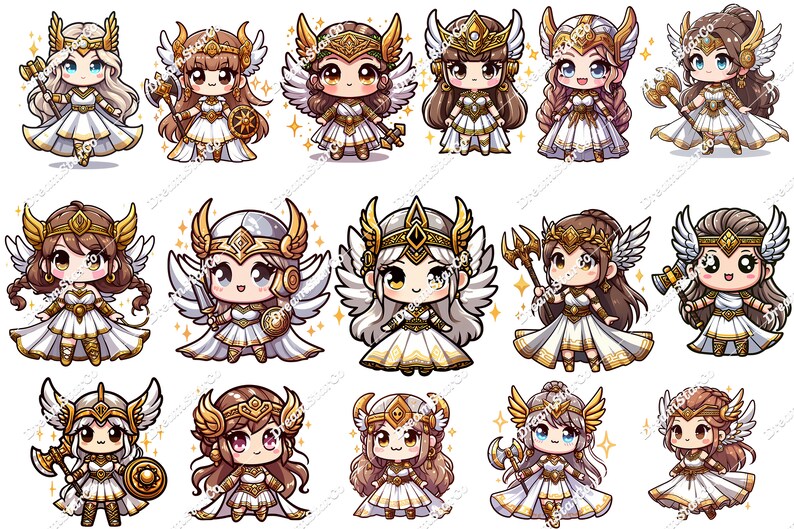 Valkyrie Princess Clipart, T-shirt Design PNG (digital Download) - Etsy