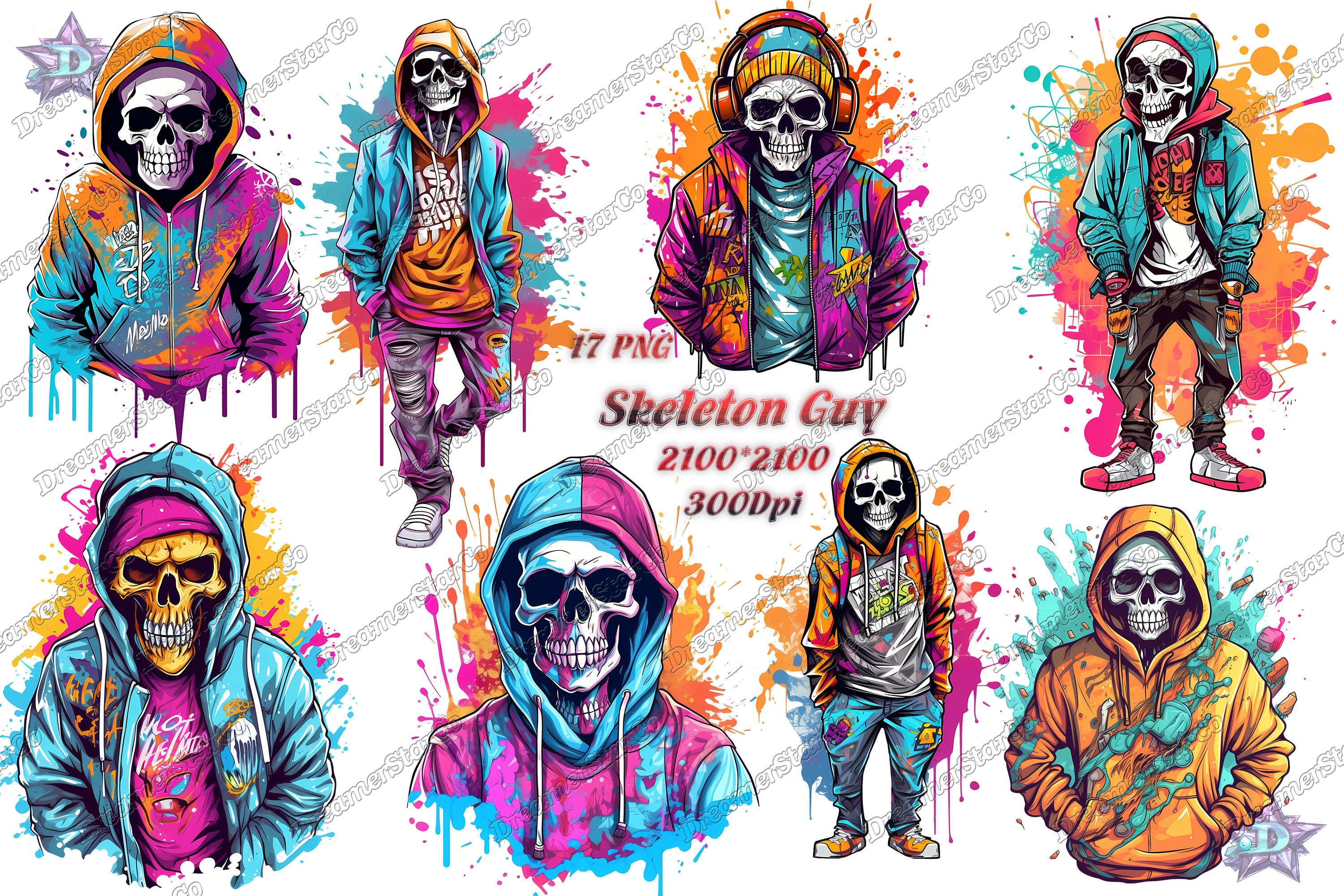 Skeleton Guy Clipart,skeleton Art Png,t-shirt Design ,graffiti Style ...