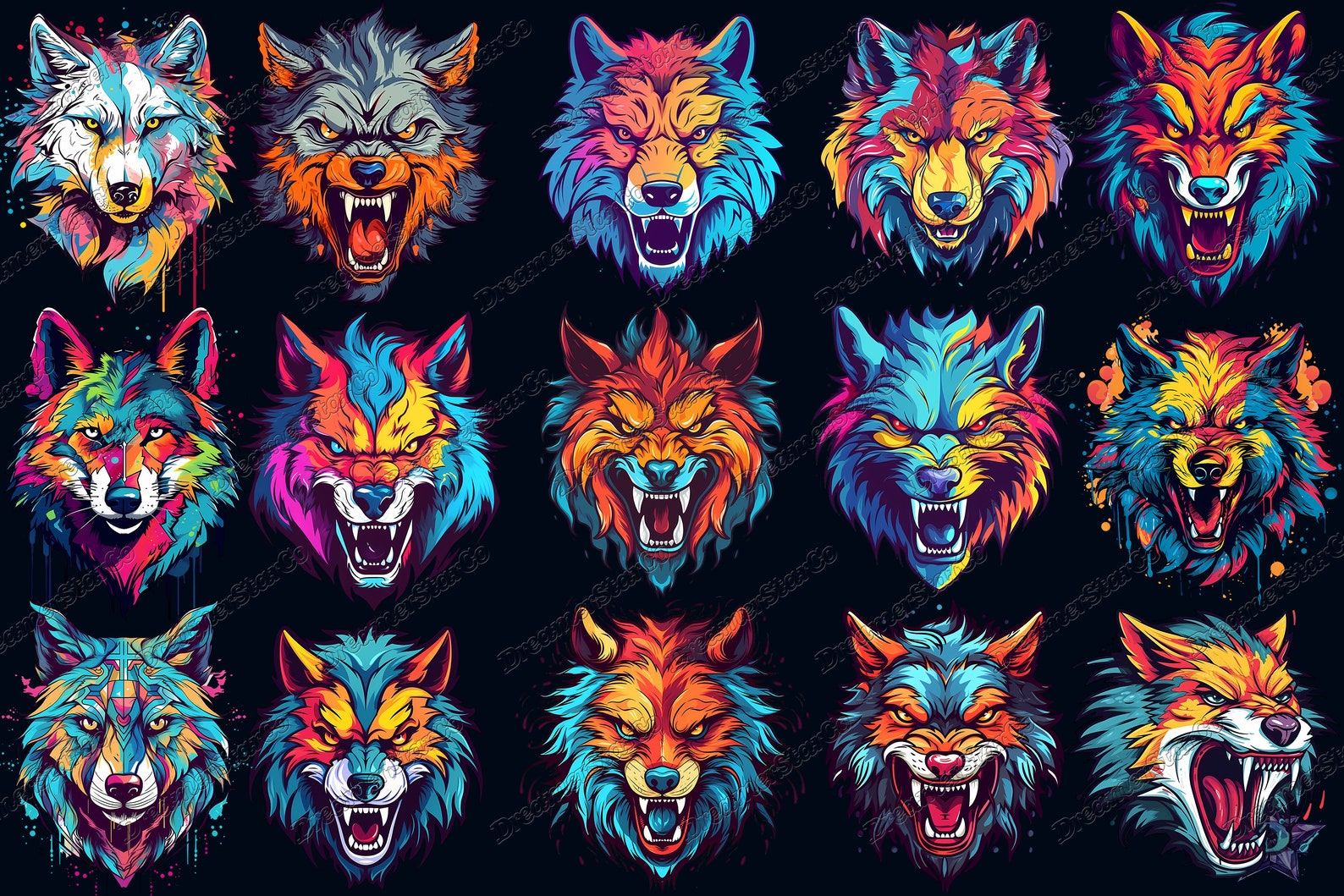 Wolf Logo Clipart, Wolf Logo Png,angry Wolf,logo Style,wolf,t-shirt ...