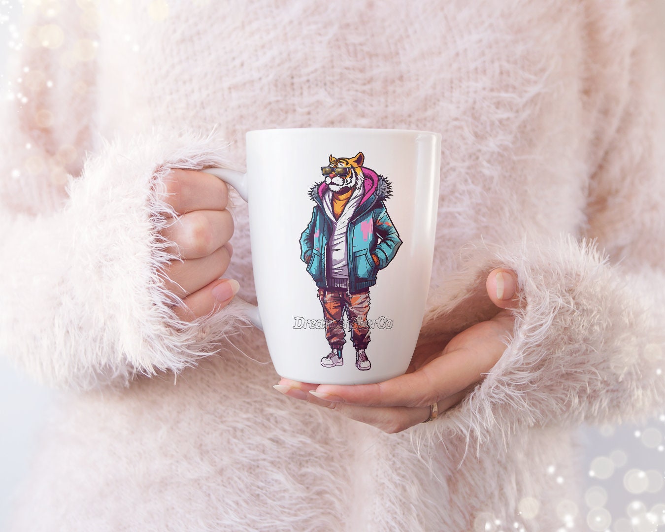 Stylish Tiger Clipartstylish Tiger Pngt-shirt Design - Etsy