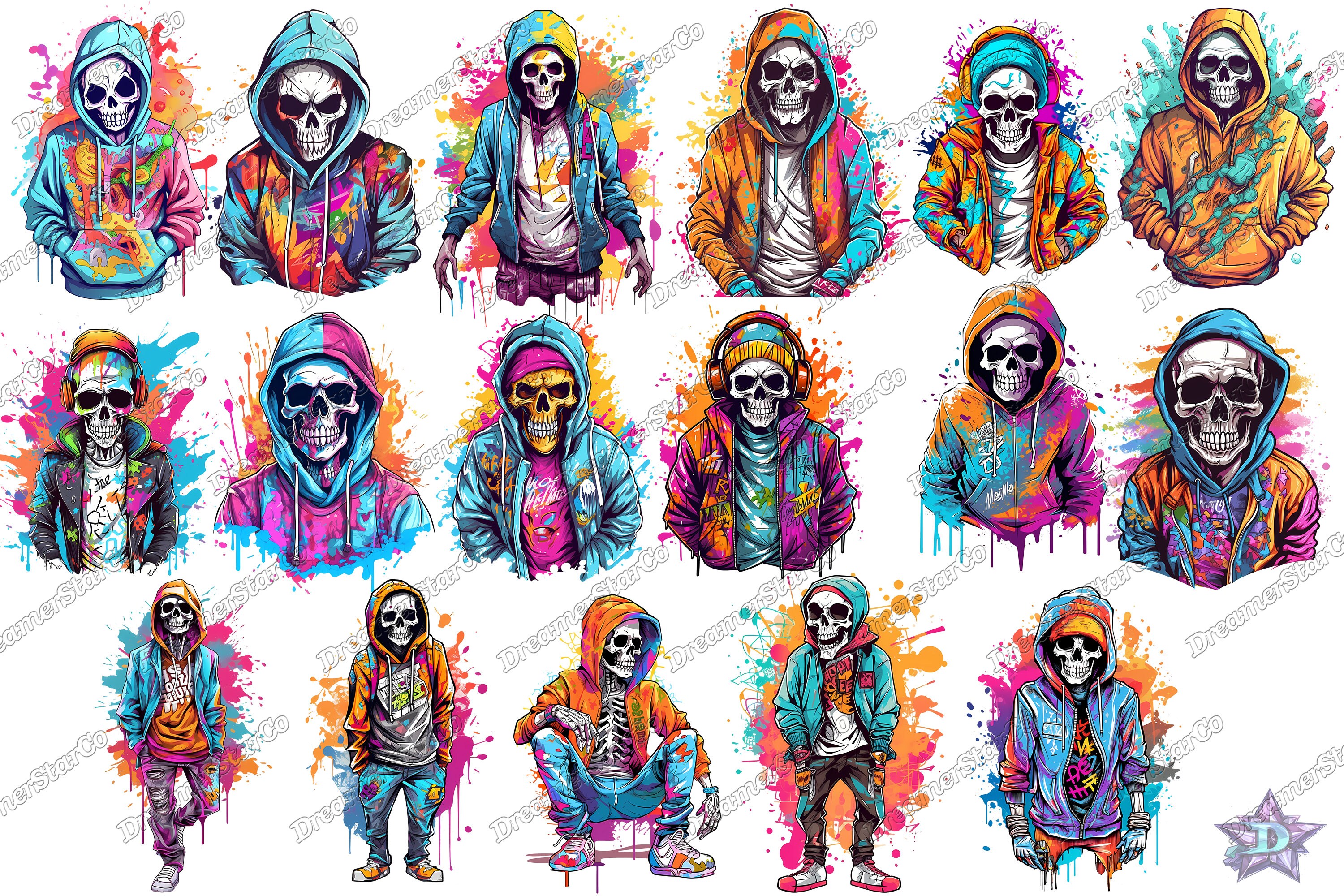 Skeleton Guy Clipart,skeleton Art Png,t-shirt Design ,graffiti Style ...