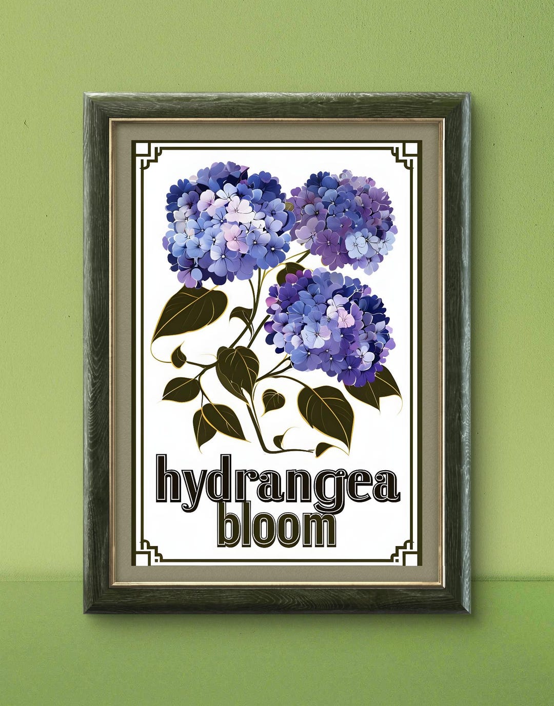 Hydrangea Print - Hortensia - Hortensia Wall Art - Flower Print ...