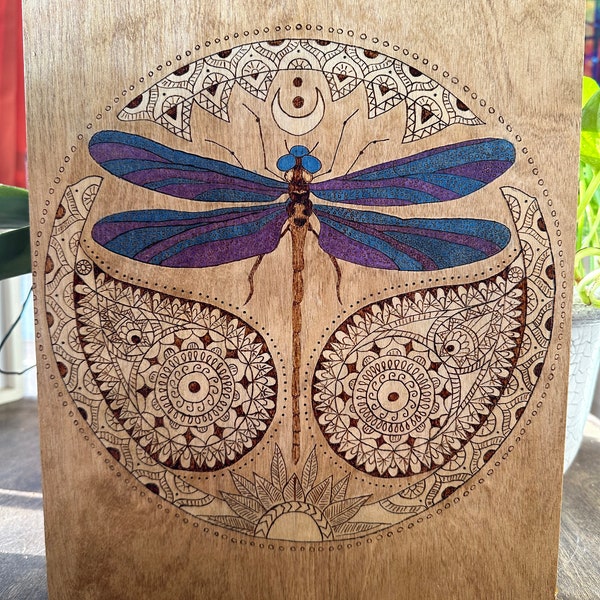 Dragonfly Mandala - Etsy
