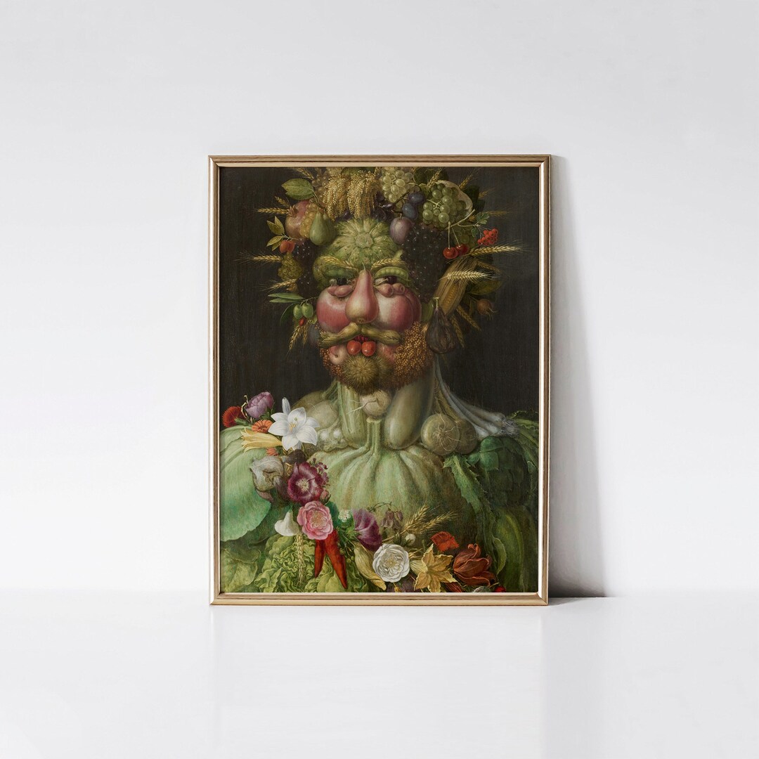 Vertumnus Vintage Vegetable Painting Print Kitchen Décor - Etsy